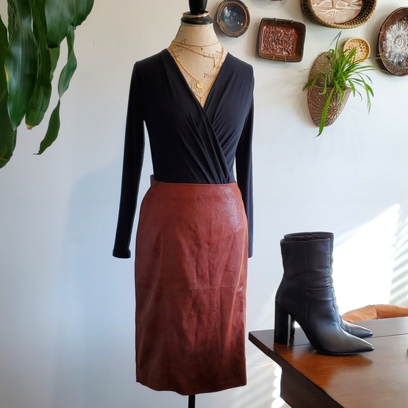 Chico's | Skirts | Chicos Brown Skirt | Poshmark